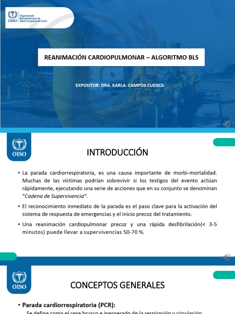 Algoritmo BLS: Reanimación Cardiopulmonar | PDF | Reanimación ...