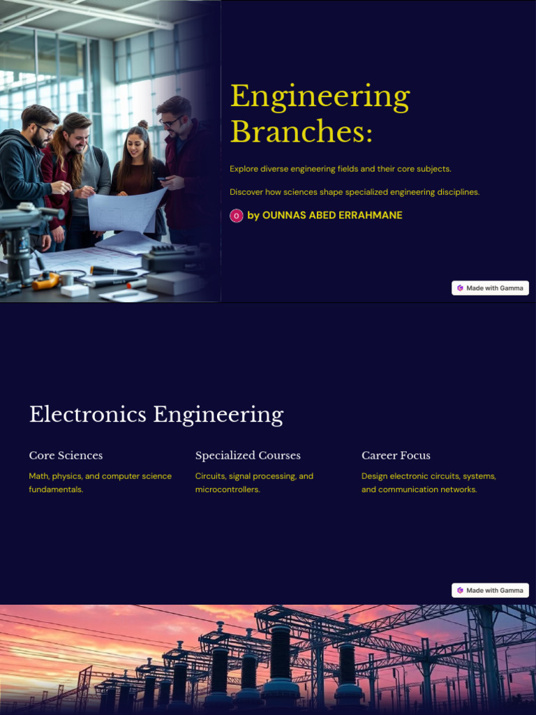Engineering Branches Academic Foundations | PDF | Engineering ...