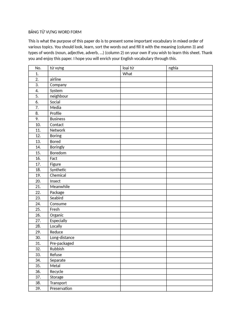 A1_ WORD COMBINA | PDF