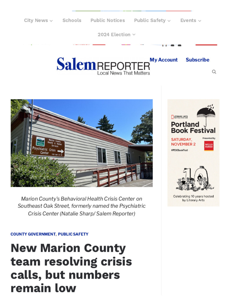 New Marion County Team Resolving Crisis Calls, But Numbers Remain Low ...