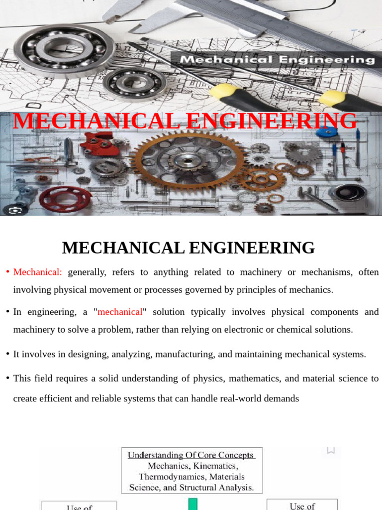 Mechanical Engineering | PDF | Machines | Engines
