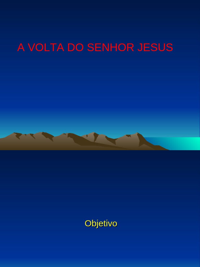 A Volta de Cristo: Duas Etapas Distintas | PDF | Segunda vinda de ...