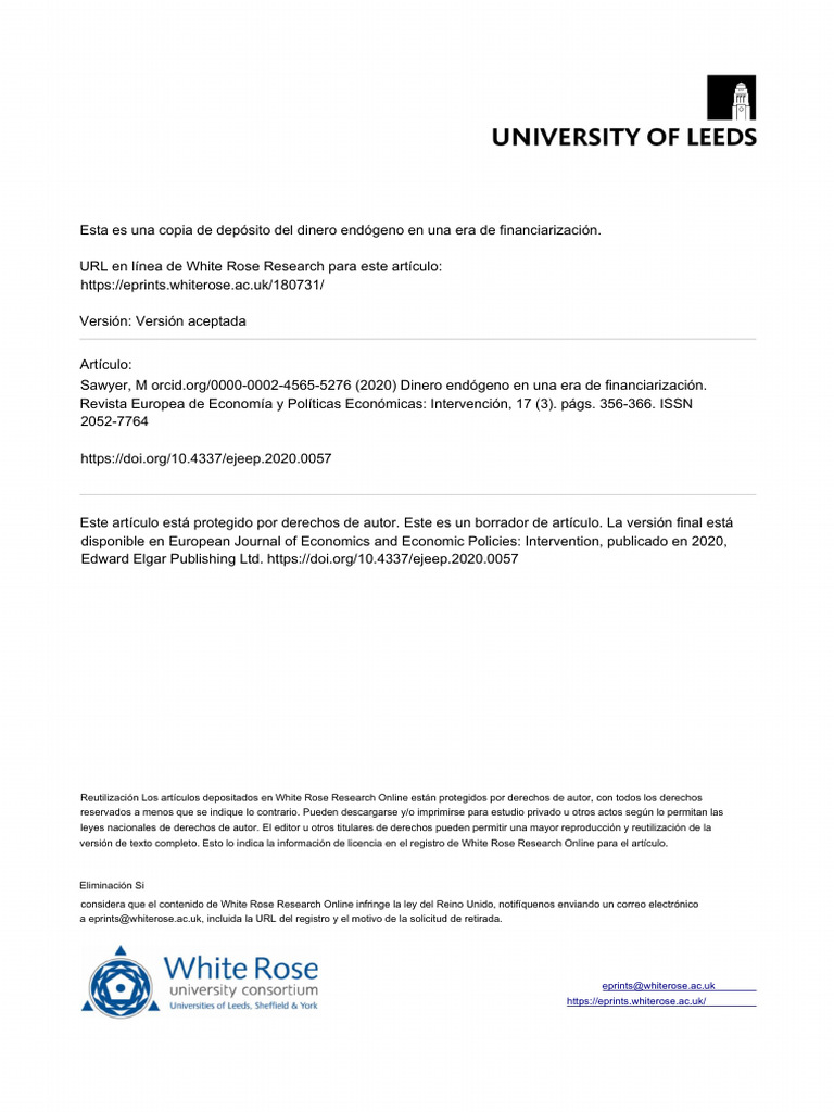 Paper Basil Moore Sawyer Final | PDF | Bancos | Dinero