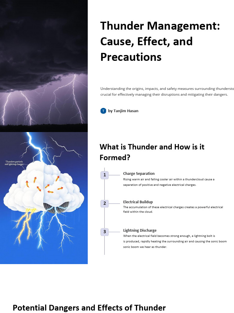 Thunder Management Cause Effect and Precautions - PDF 20241115 060016 ...