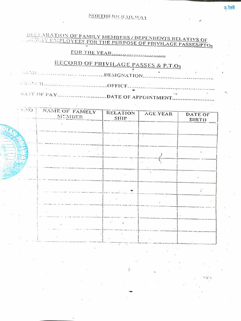 Family Declaration | PDF