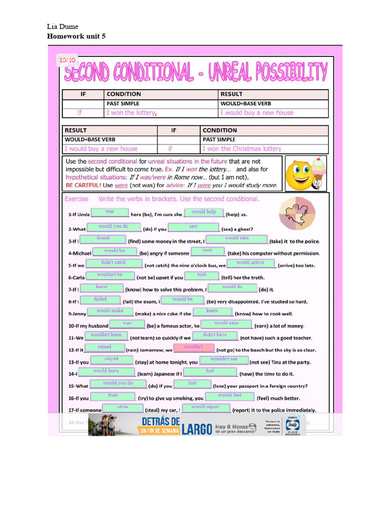 Homework Unit 6 | PDF