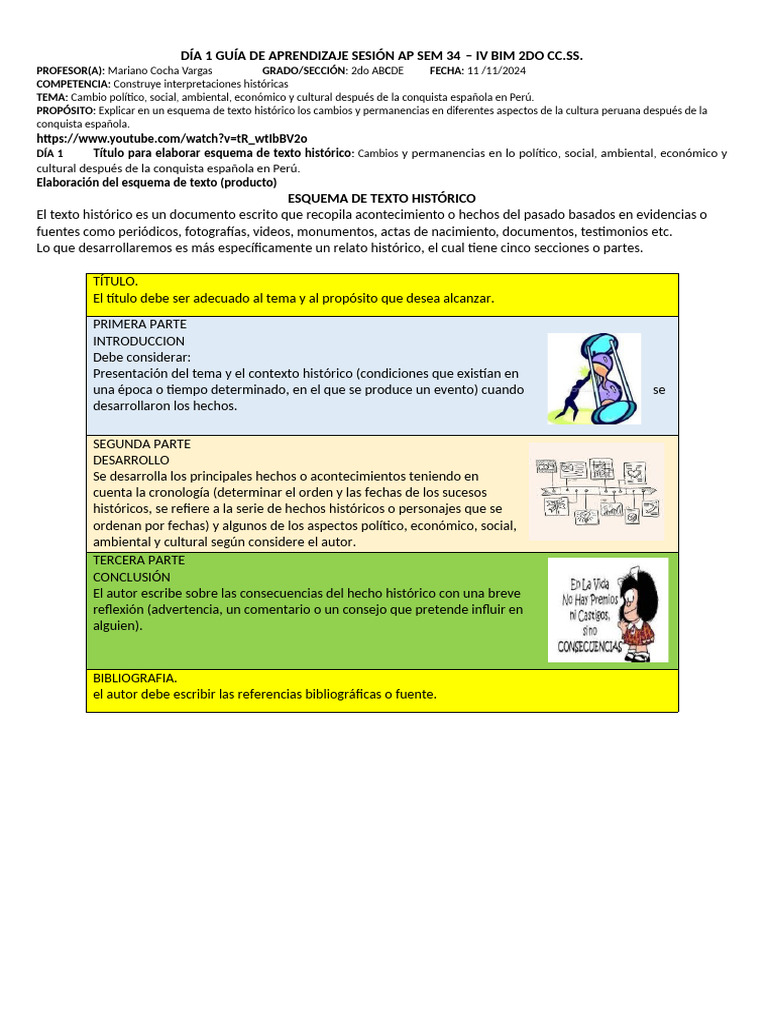 Guia Ap 34 Iv Bim 2024 CC - Ss. | PDF