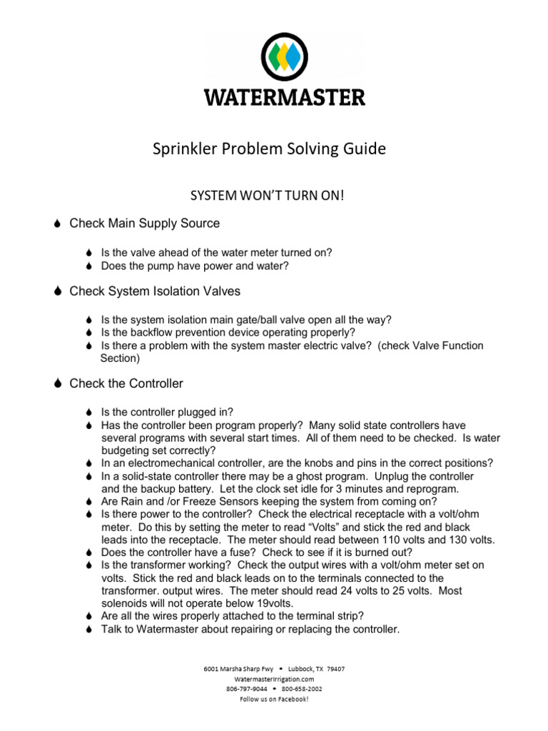 Trouble Shooting Guide | PDF | Valve | Electrical Resistance And ...