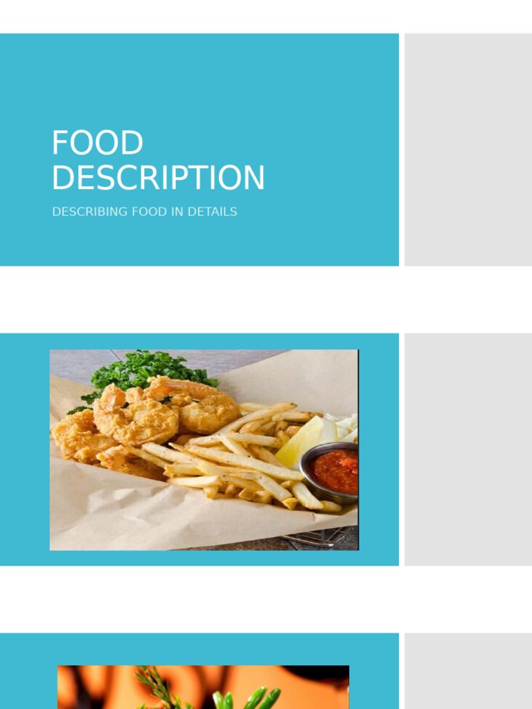 Food Description | PDF