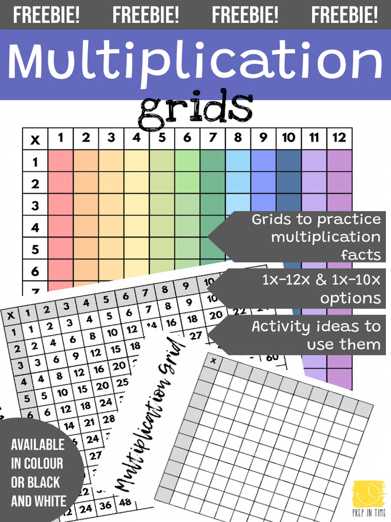 Grids: Multiplication | PDF | Teaching Methods & Materials