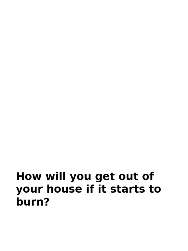 Lesson Safety Inside and Outside of Your Home | PDF