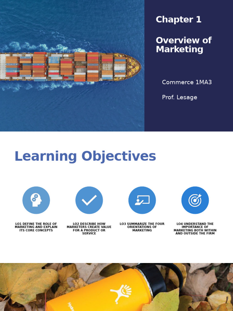 Comm 1MA3 - PPT - Ch01 | PDF | Marketing | Retail