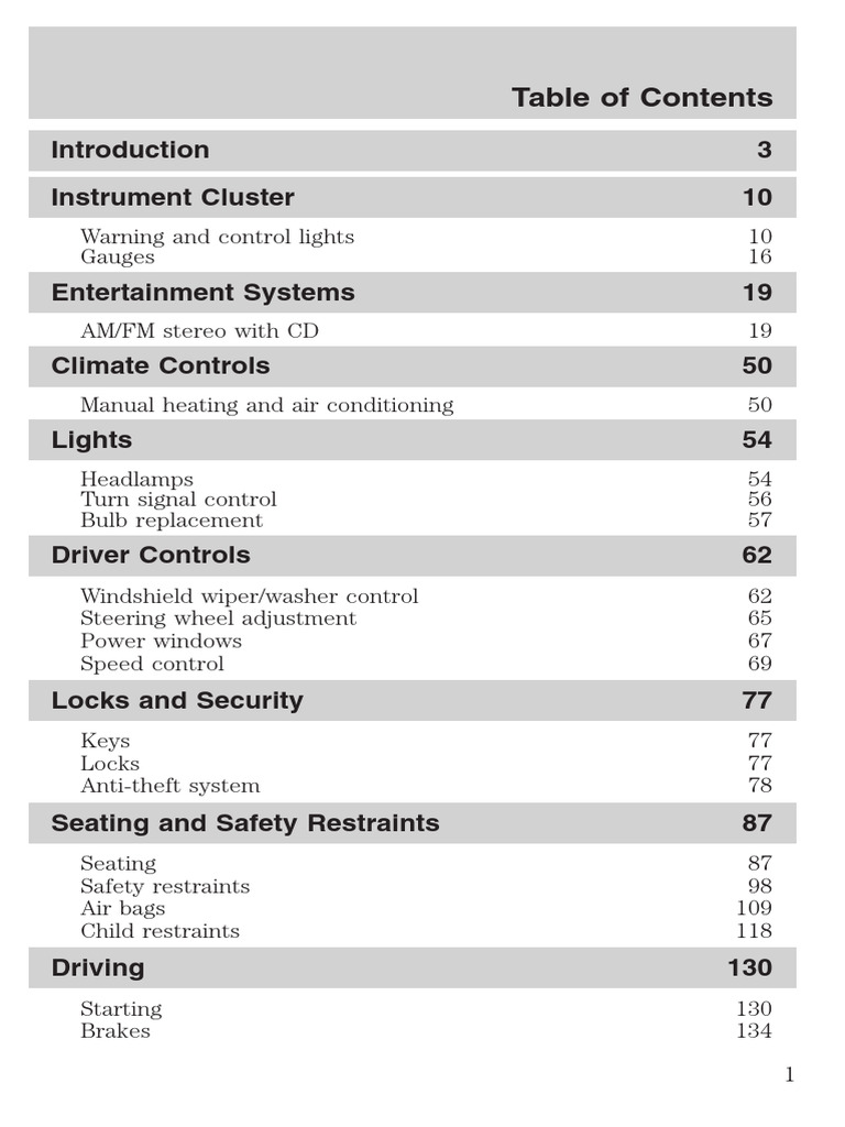 2002 Tribute Owners Manual | PDF | Compact Disc | Anti Lock Braking System