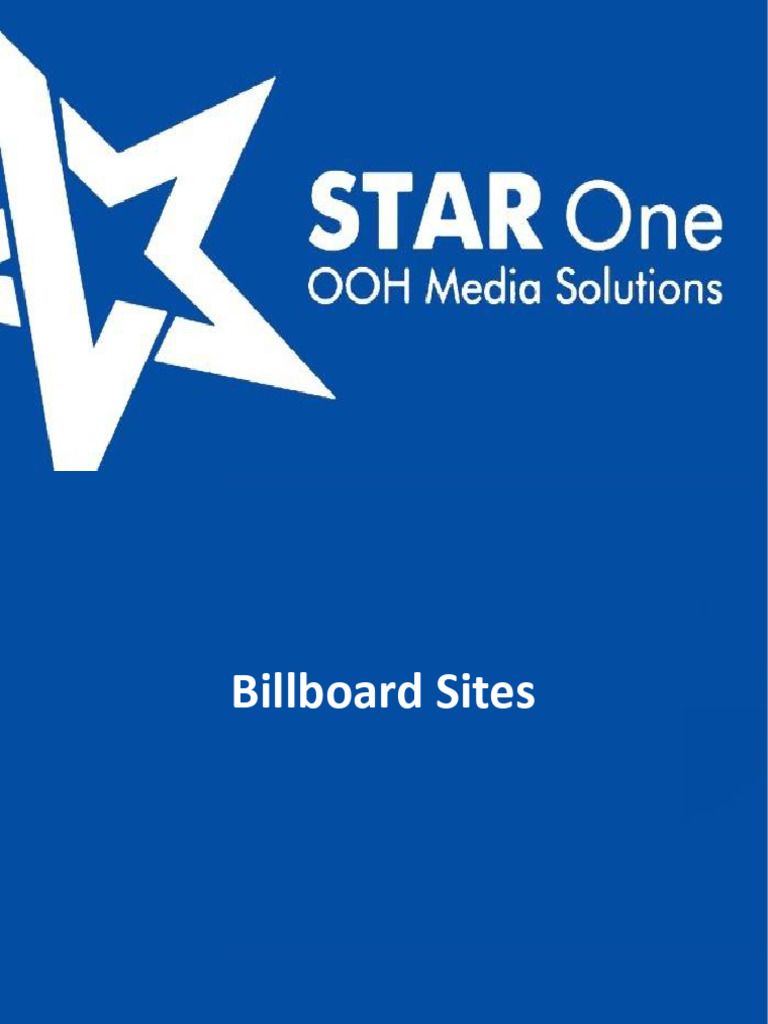 Billboards, Bridge Panels, Digital Media & Bus Branding - STAR One ...