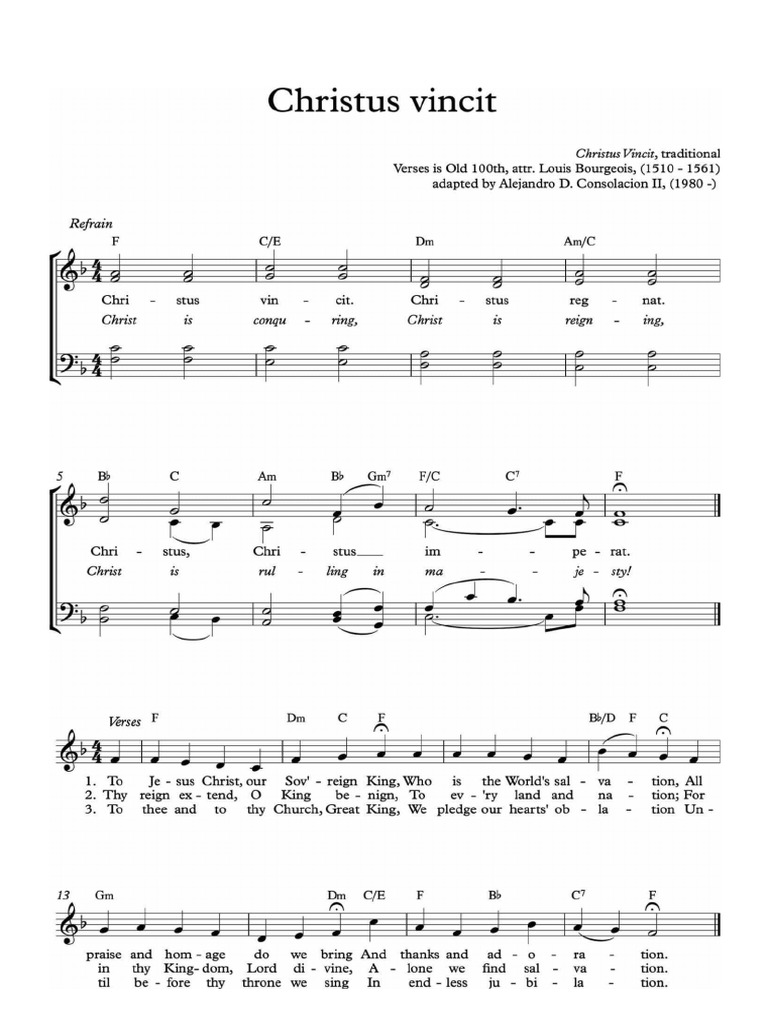 Christus Vincit | PDF