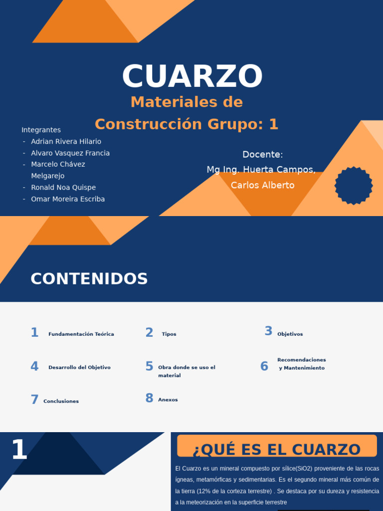 Cuarzo | PDF | Cuarzo | Materiales
