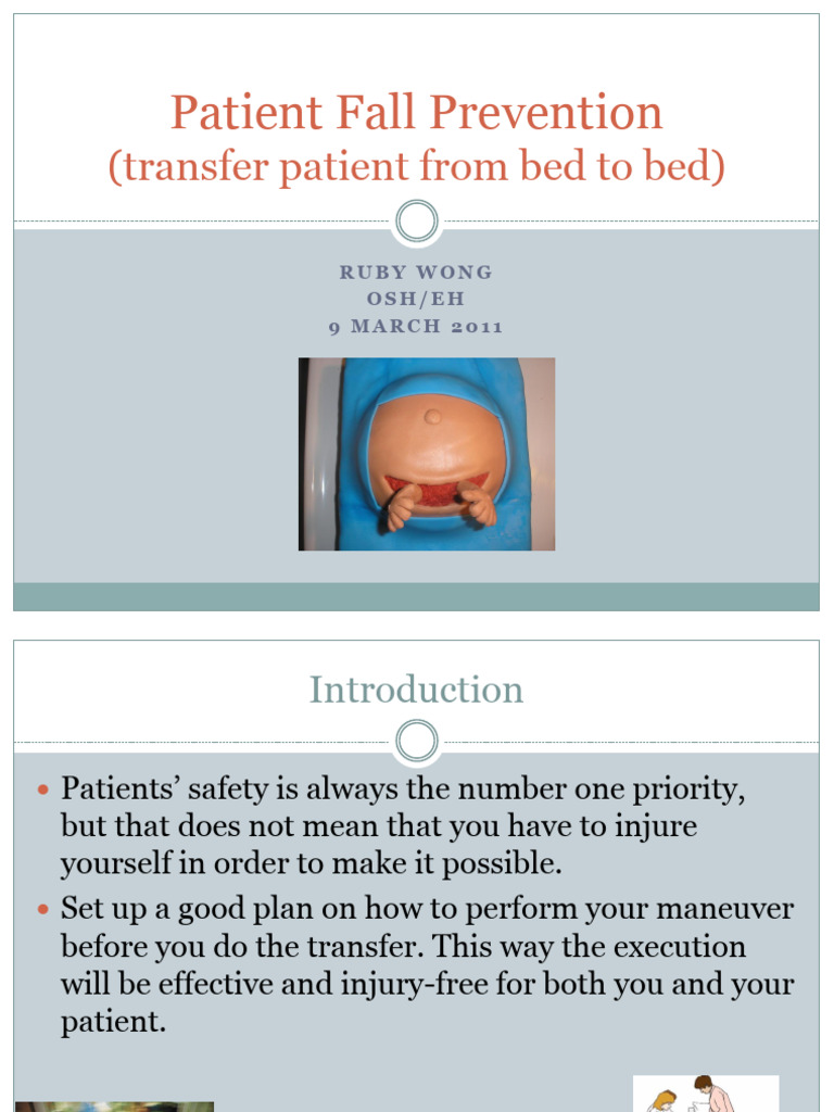 Patient Fall Prevention - Bed To Bed | PDF