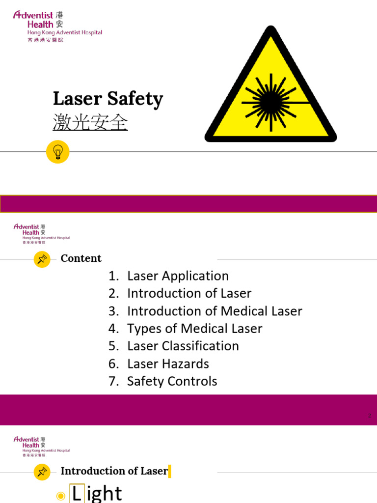 Laser safety (2022) | PDF | Laser | Optics
