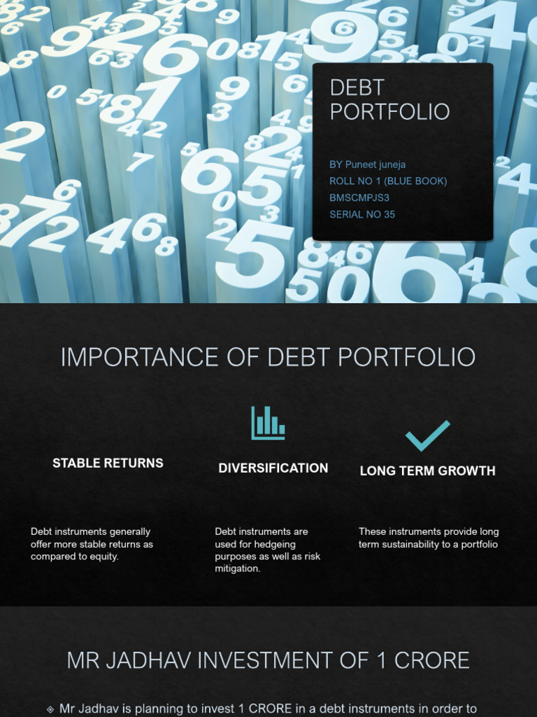 DEBT PORTFOLIO | PDF | Bonds (Finance) | Investing