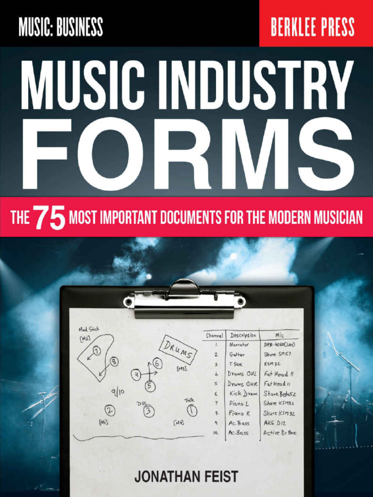 Music Industry Forms | PDF | Microphone