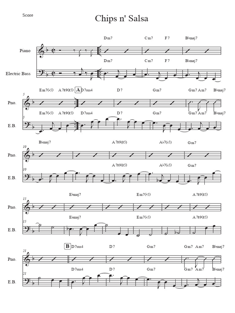 Chips 'N Salsa - Grille - Score | PDF