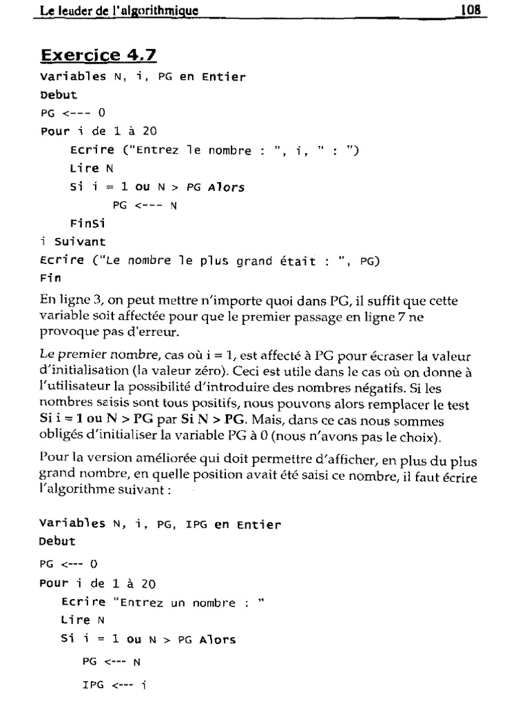 Core Exo4 Chap4 | PDF