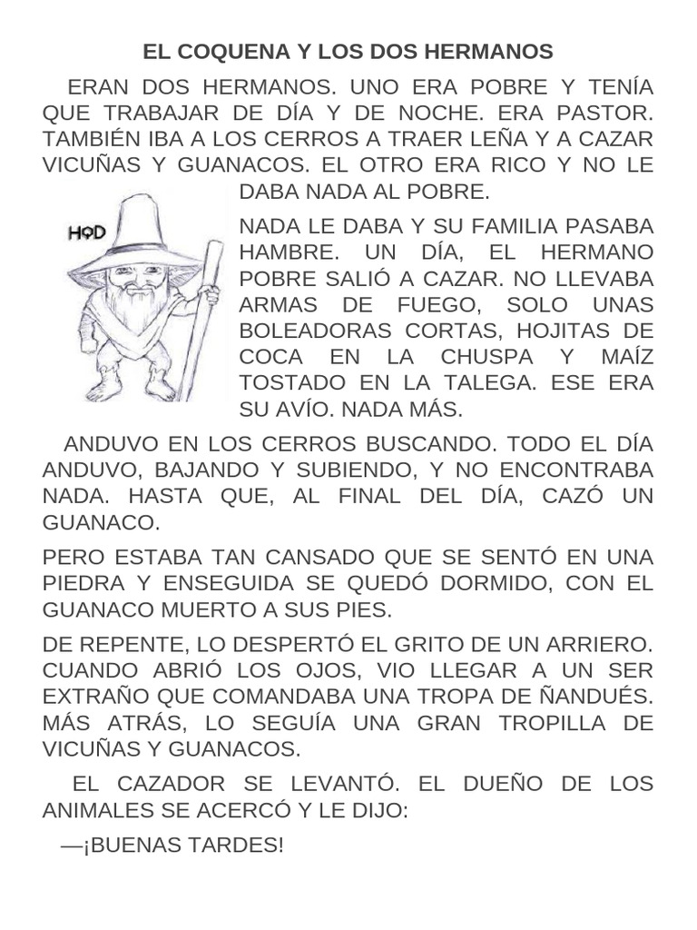 El Coquena y Los Dos Hermanos | PDF