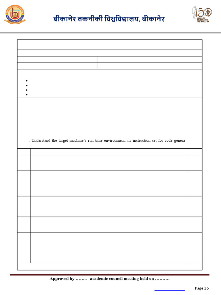 6th Sem Syllabus | PDF | Parsing | Internet Of Things