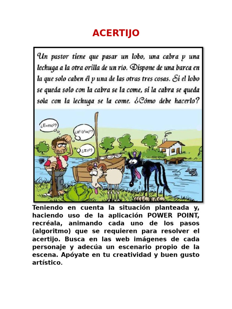 Acertijo 1 | PDF