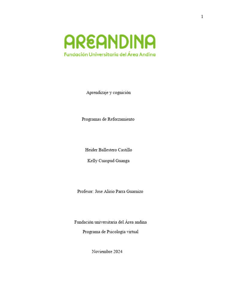 Aprendizaje Y Cognicion Eje 3 Pdf Comportamiento Aprendizaje