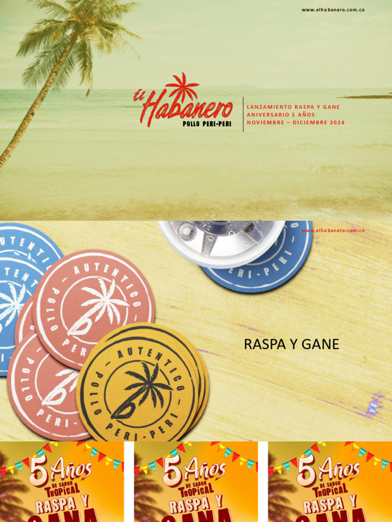 Raspa y Gane Aniversario 5 Años | PDF