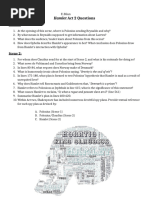 Key Quotes from Hamlet Act 2 | PDF | Hamlet
