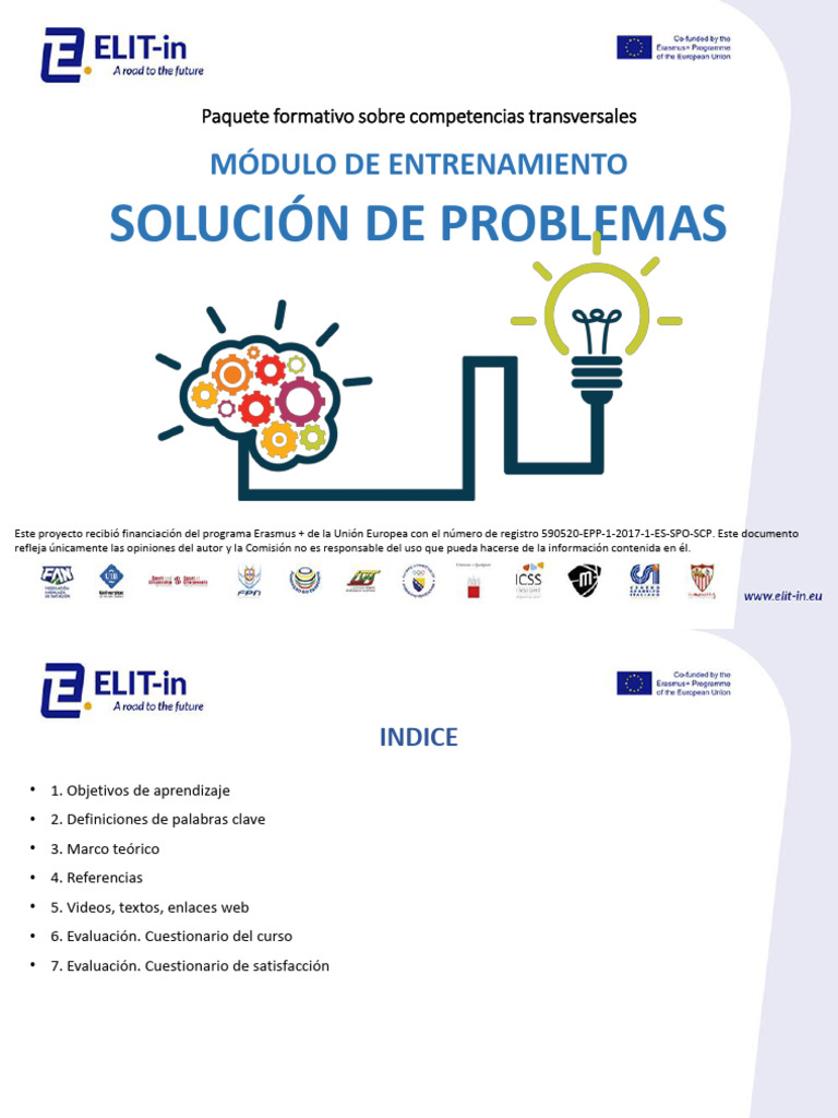 Training Module Problem Solving Es Pdf Estrés Biología Las