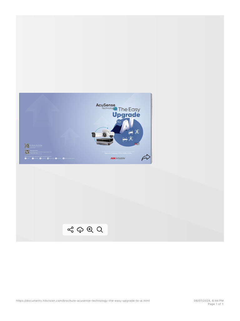 Brochure - AcuSense Technology The Easy Upgrade To AI | PDF