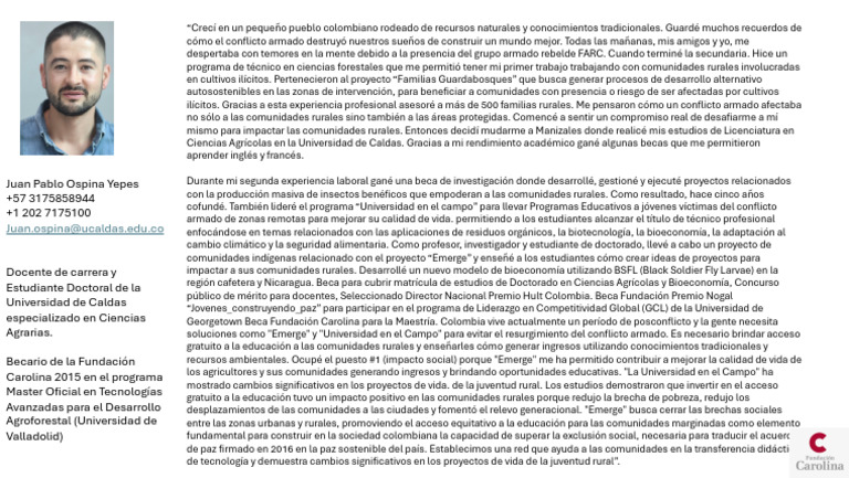 Juan Pablo Ospina Yepes | PDF | Agricultura