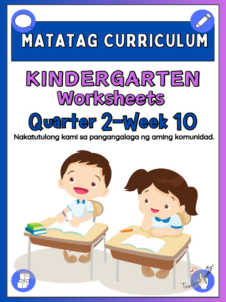 Q2-W10 Kindergarten Worksheets (Filipino) | PDF