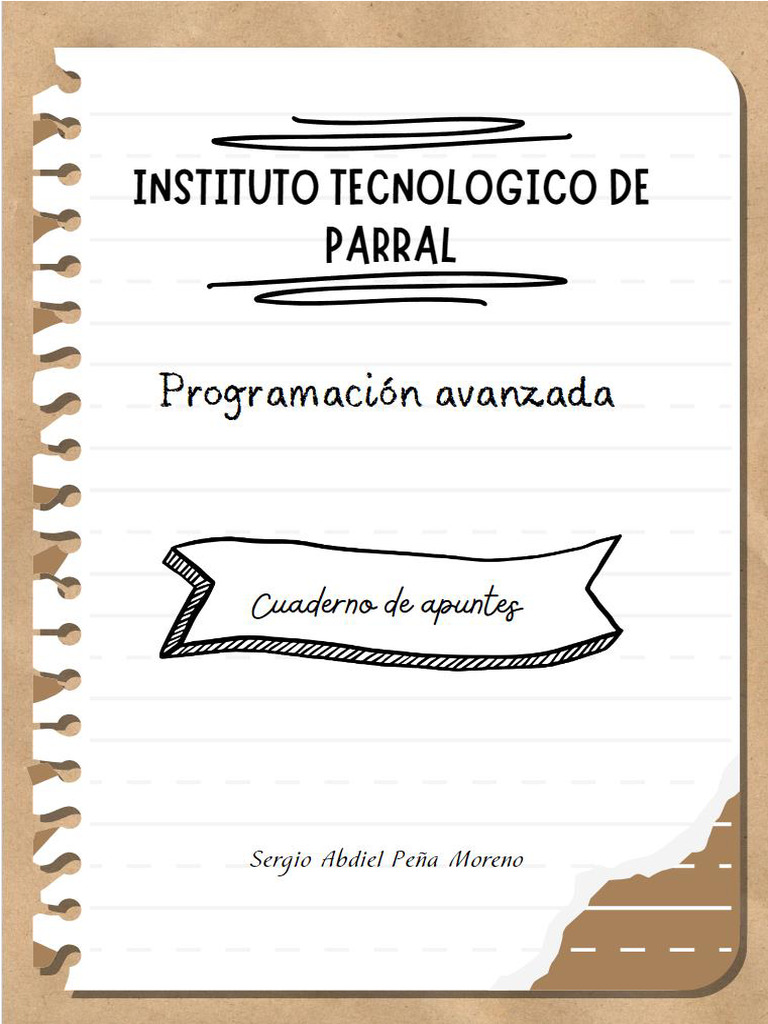 Cuaderno de Apuntes-Programacion Avansada | PDF | Objeto (informática ...