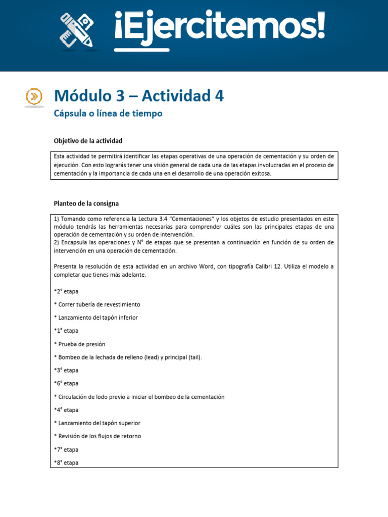 Actividad 4 M3 Consigna Pdf Tecnología