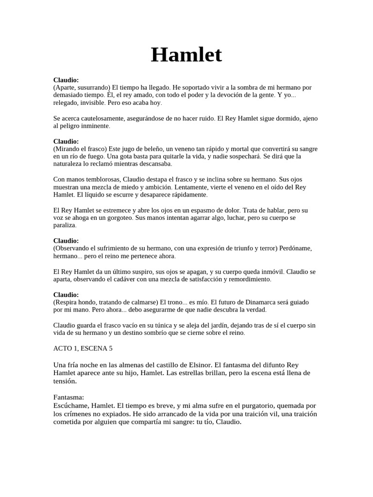 Hamlet | PDF | Aldea