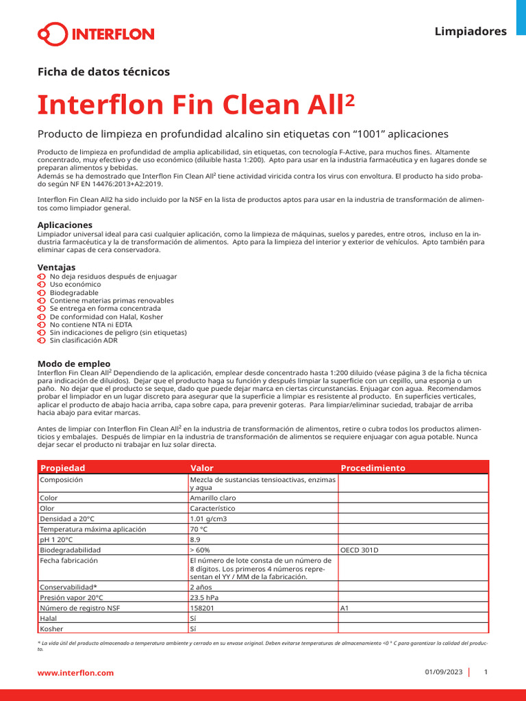 9815 - TDS - CO - Es - Interflon - Fin - Clean - All27222024112102 AM ...