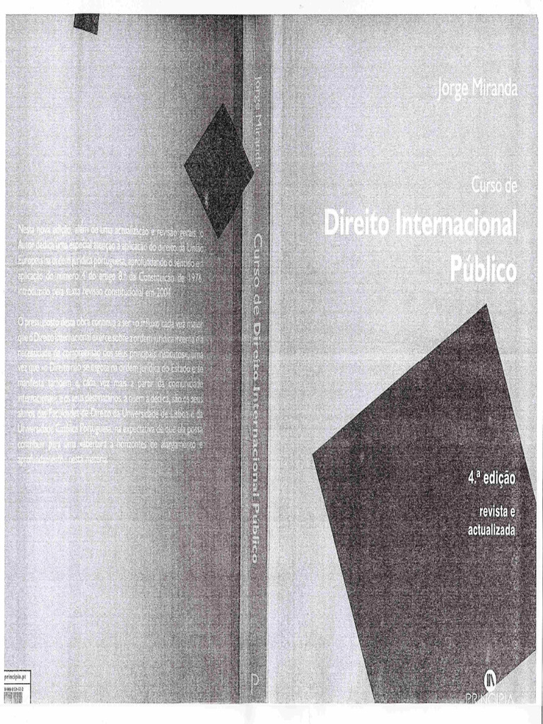 MIRANDA, J., Curso de Direito Internacional Público | PDF