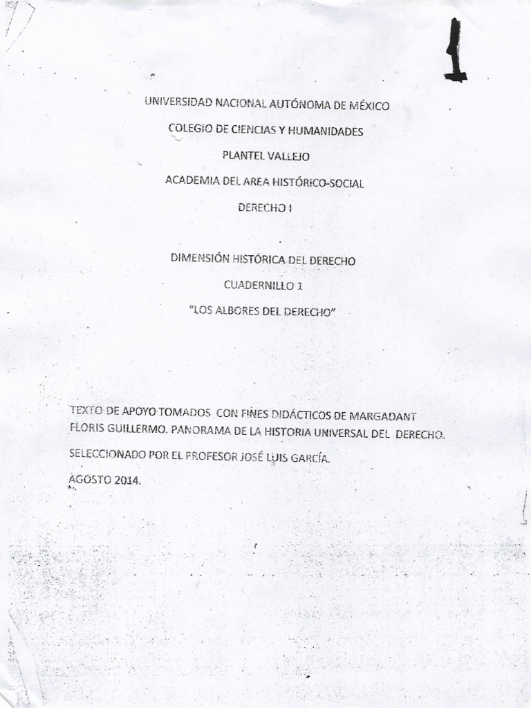 C1 Los Albores Del Derecho | PDF