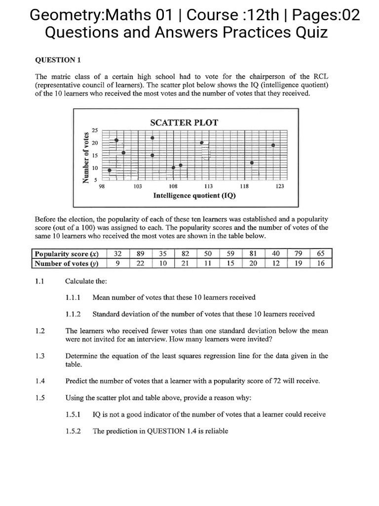 Geometry Maths | PDF | Mathematics | Intelligence