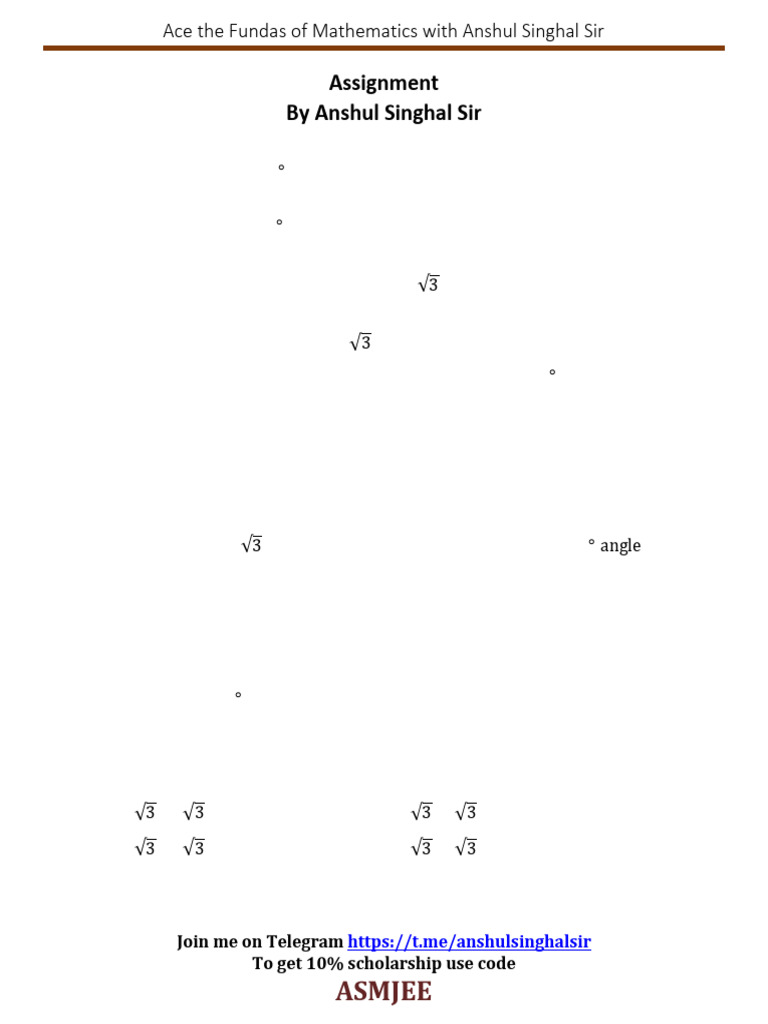 Excel Straight Line Assignment 2 | PDF | Slope | Triangle