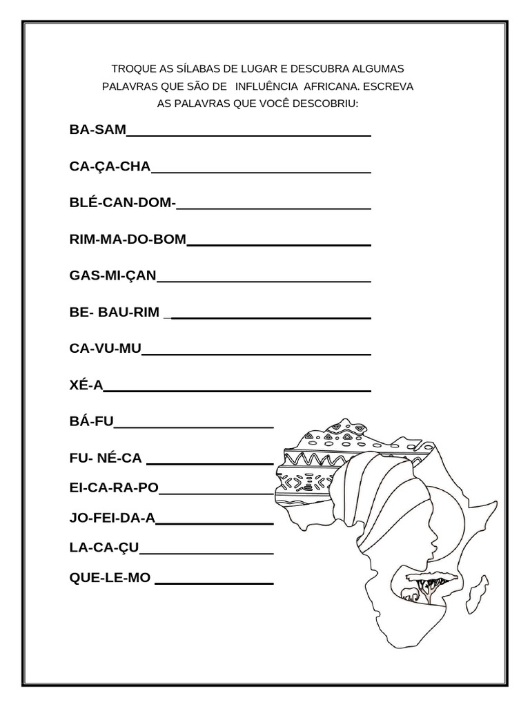 Palavras de Influência Africana | PDF