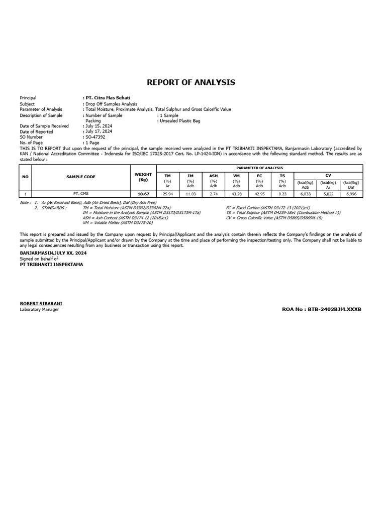 Draft Roa Dos CMS So-47392 (Normal Test) | PDF | Science & Mathematics
