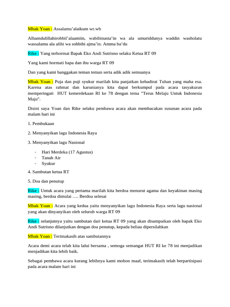 MC HUT RI Ke 78 | PDF