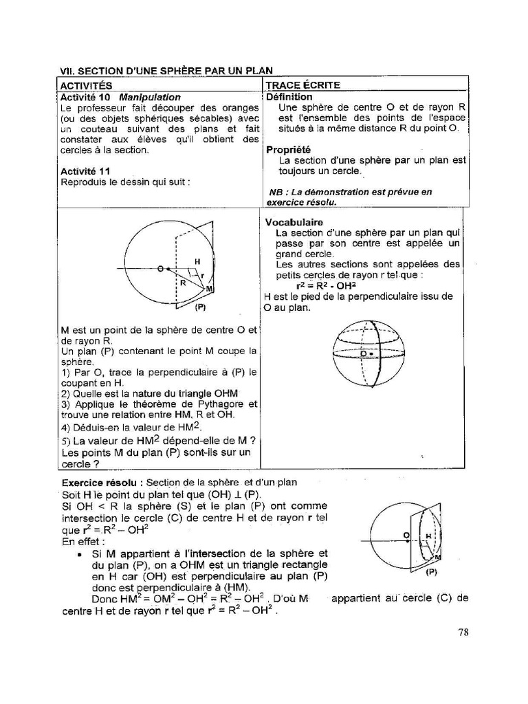 Ch8 Geometrie Dans L Espace Suite | PDF