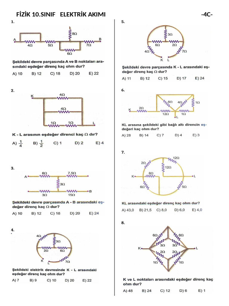 01 Elektri̇k Akimi-4c | PDF