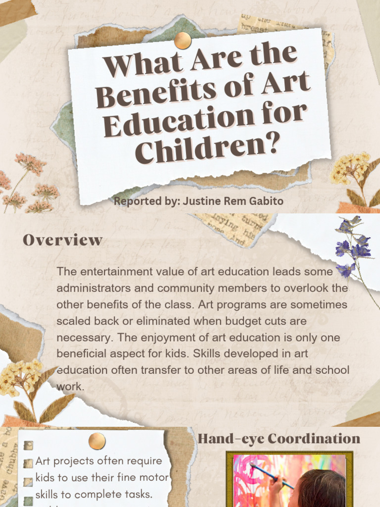 What Are The Benefits of Art Education For Children | PDF | Social ...